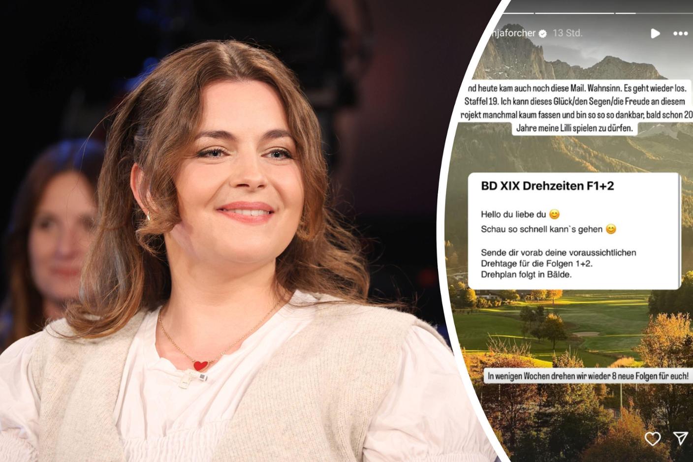 Neue „Bergdoktor“-Staffel: Ronja Forcher gibt Hinweis – „In wenigen Wochen“